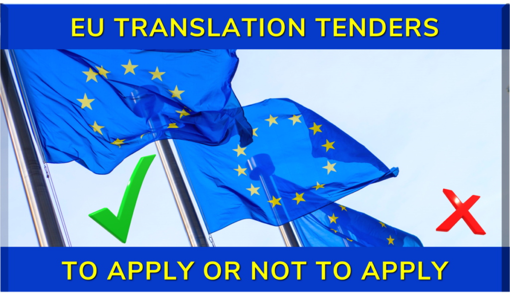 EU Translation Tenders – to apply or not to apply - Profecta BDI